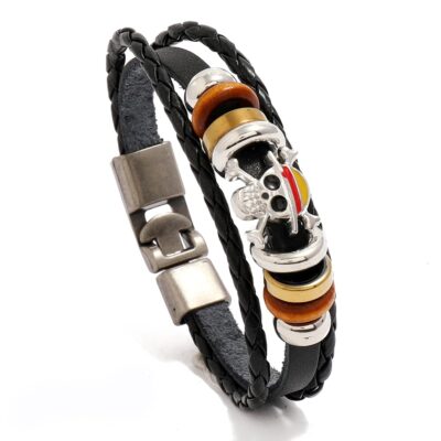 One Piece Anime Bracelet | Skull Monkey D. Luffy Pirate