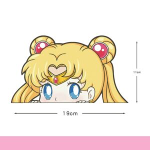 Sailor Moon Car Stickers | Cute Tsukino Usagi Accessories