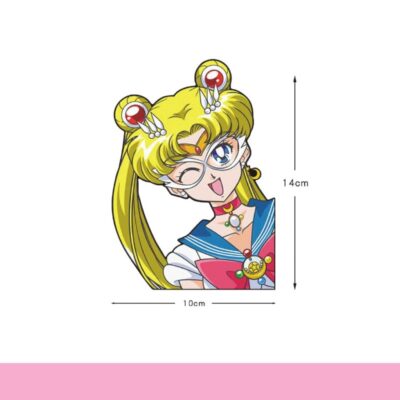 Sailor Moon Car Stickers | Cute Tsukino Usagi Accessories