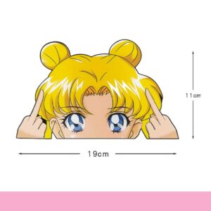 Sailor Moon Car Stickers | Cute Tsukino Usagi Accessories