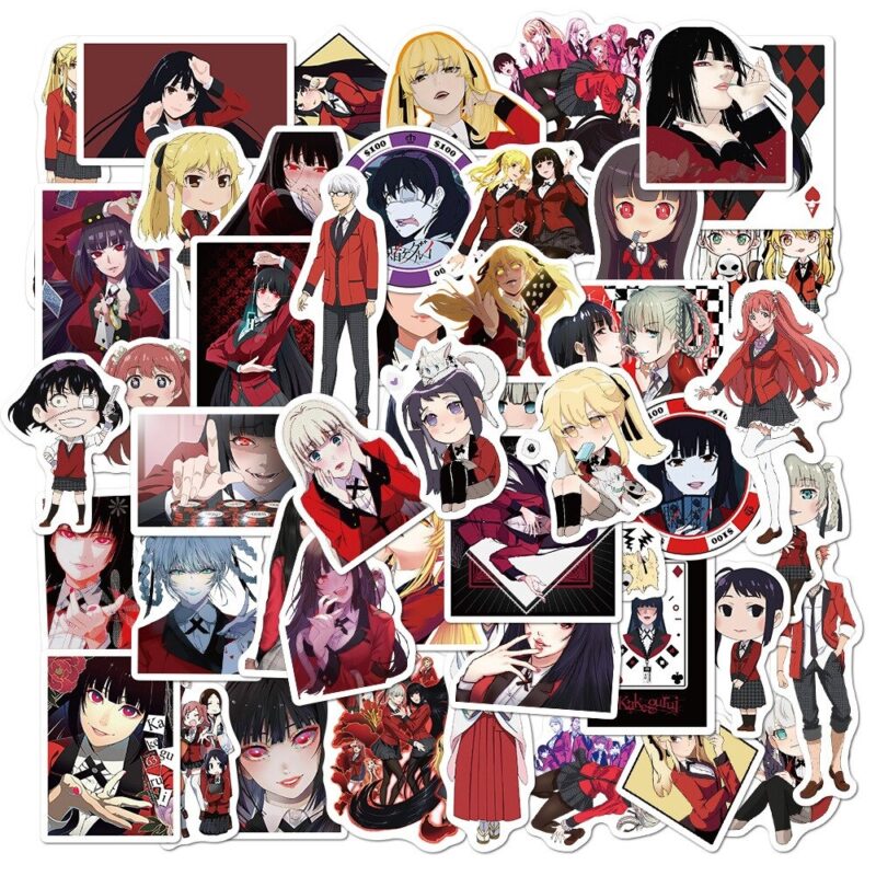 Kakegurui Stickers 10/30/50 Pcs Pack [Free Shipping]