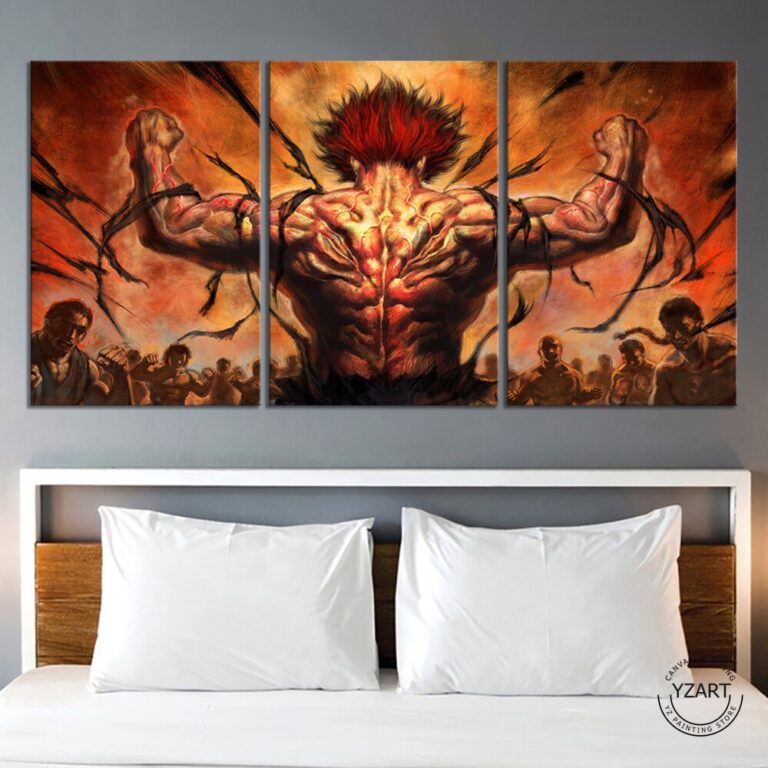 Yujiro Hanma Poster | Baki The Grappler Anime Posters