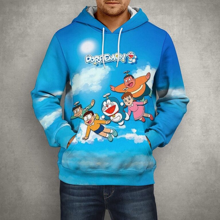 Doraemon Hoodie | 3D Printed [Free Shipping]