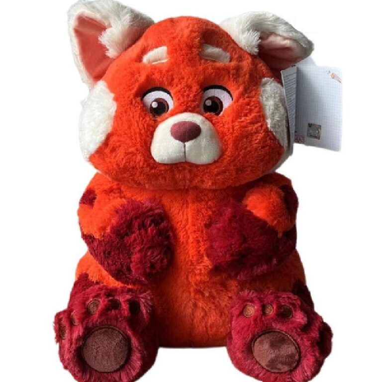Red Panda Plush Turning Red | Kawaii Bear Stuffed Animal