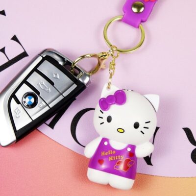 Hello Kitty Keychain Lighter Red Flame [Free Shipping]